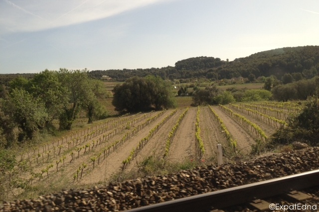 Scenes from a train ride through the French countryside - Expat Edna